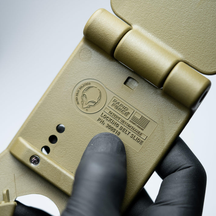 Rapid Force Locking Belt Slide - Secure Holster Attachment