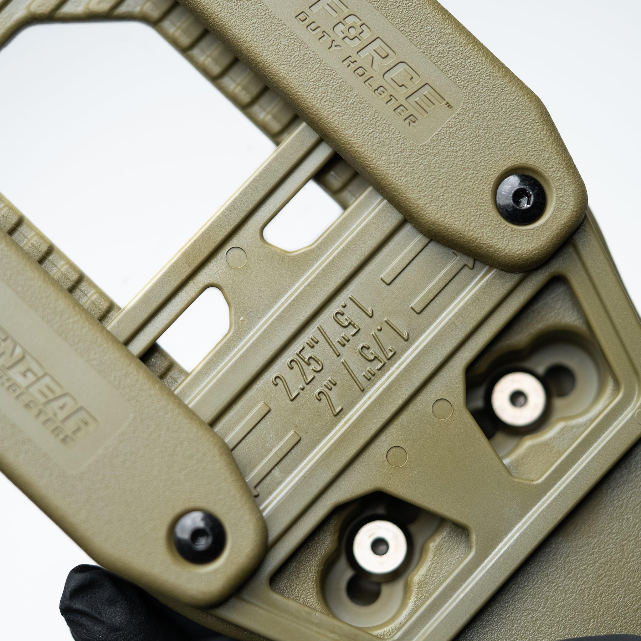 Rapid Force Belt Slide – Customizable Holster Ride Height